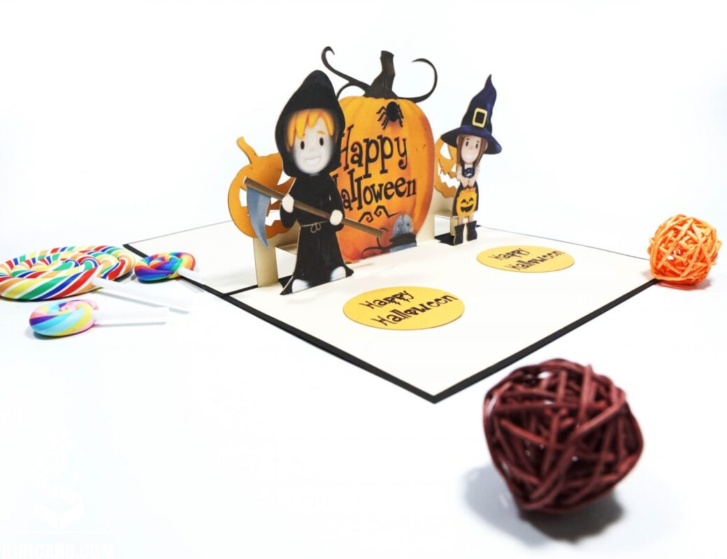 Spooky Halloween Pop Up Card - Kiricard