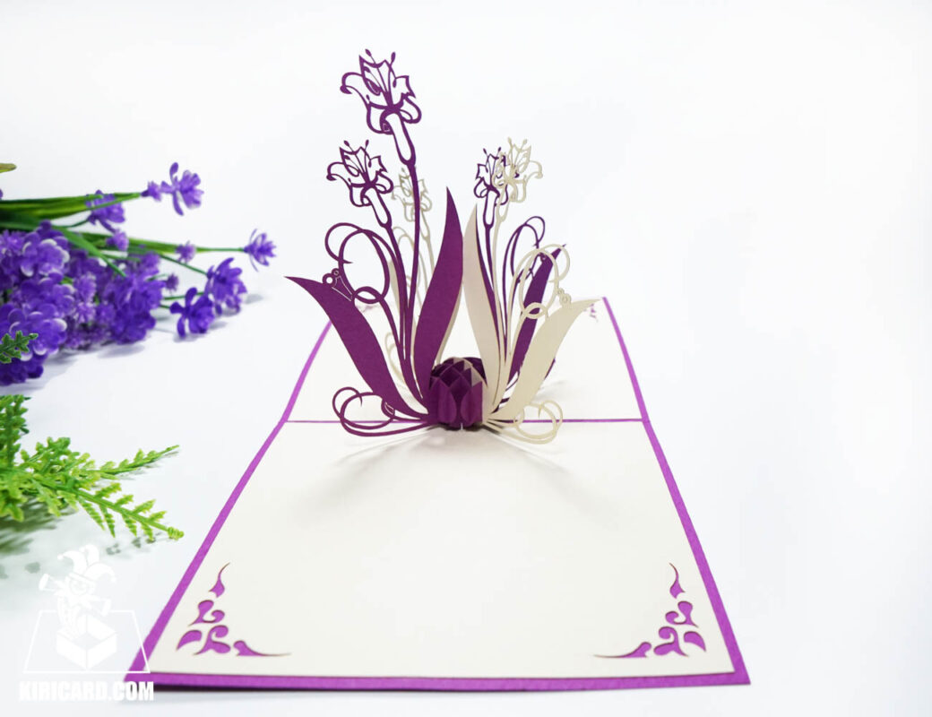 Cherry Blossom Branch with Robins Pop-Up Card - Kiricard