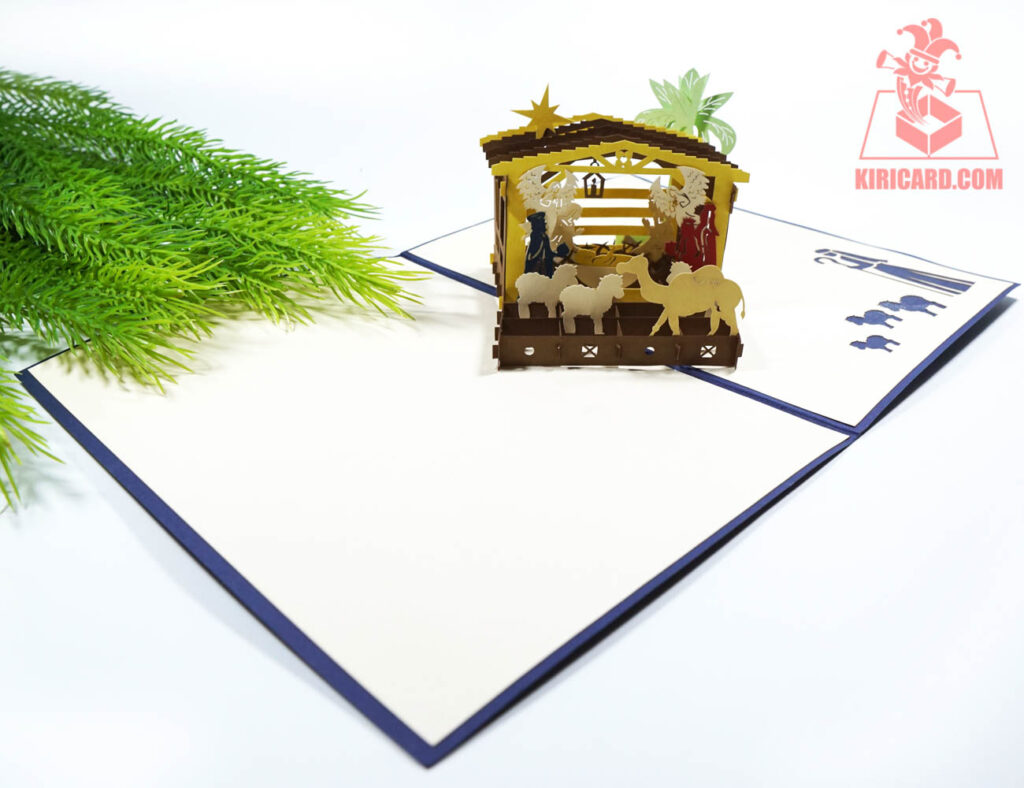 Nativity Pop Up Card - Kiricard