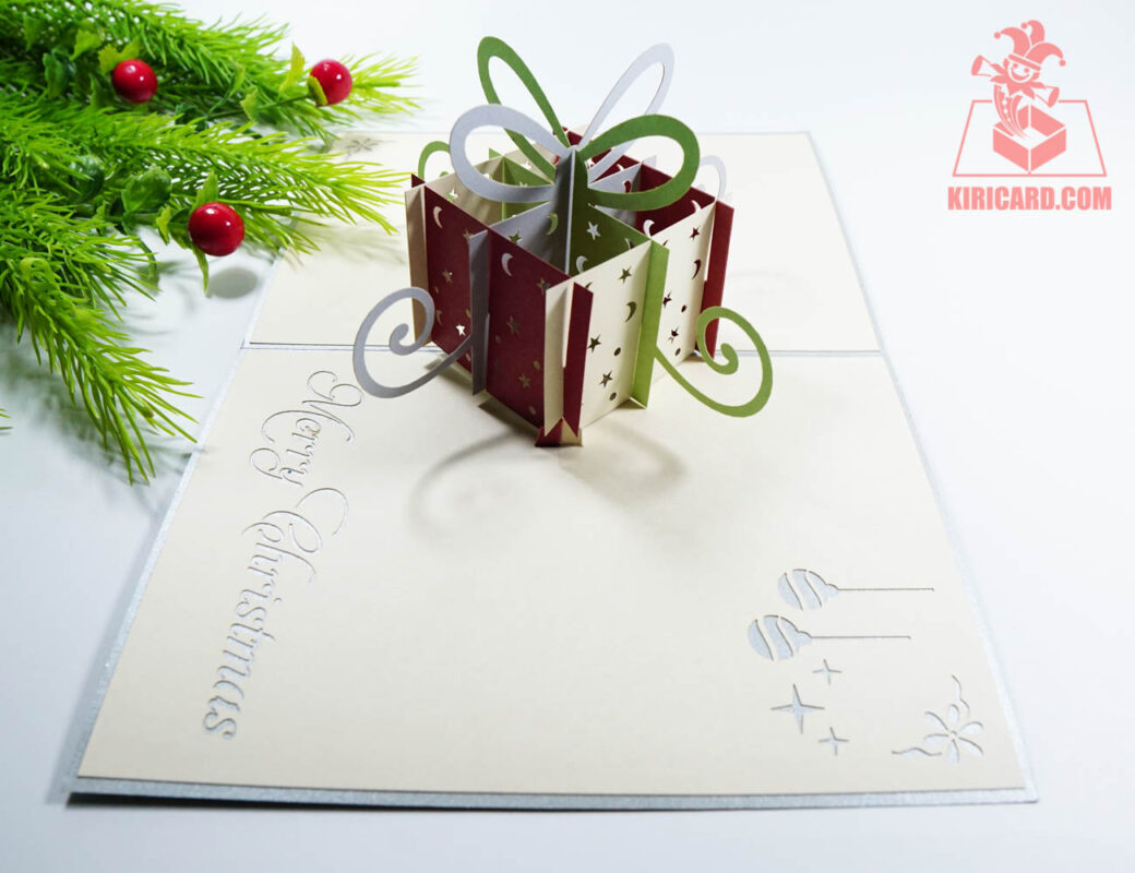 Merry Christmas Pop Up Card - Kiricard
