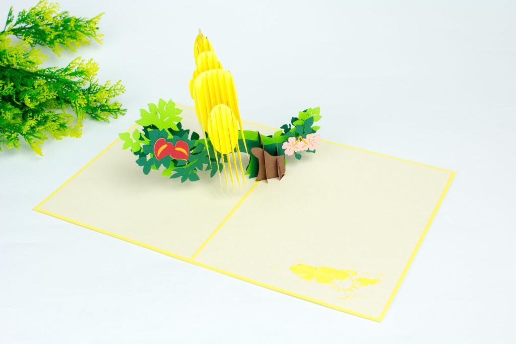 Cockatiel Pop Up Card - Kiricard