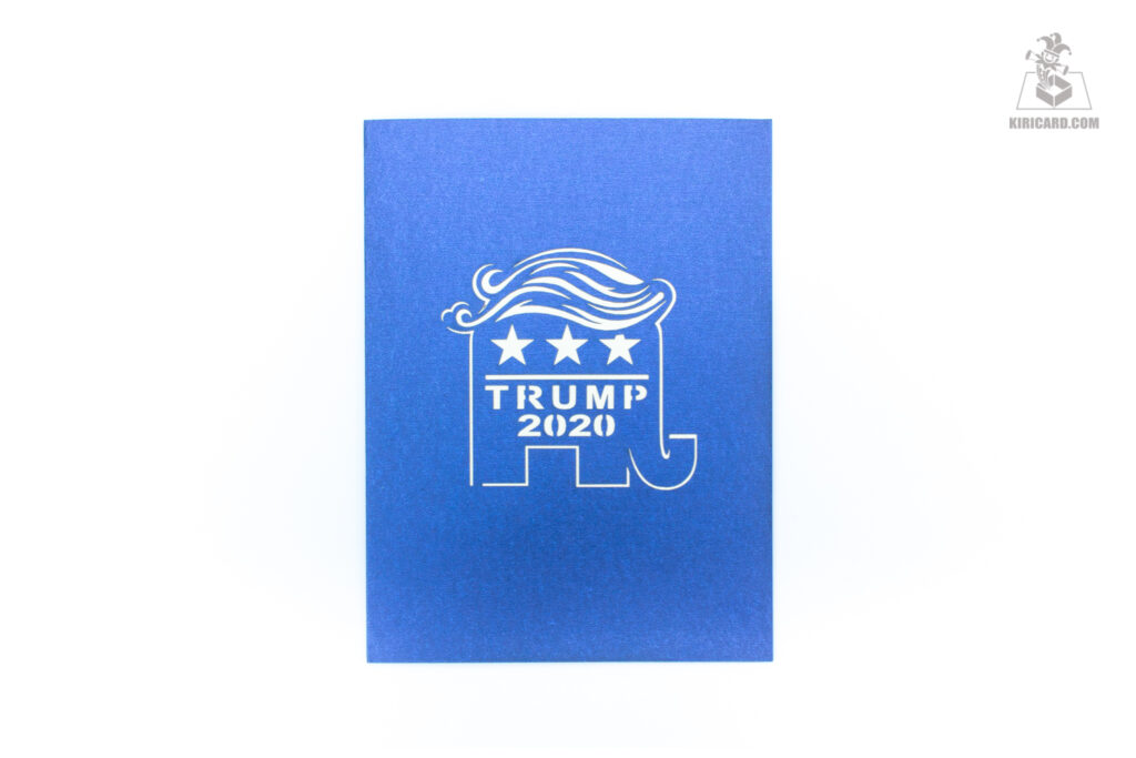 The US President Donal Trump Pop Up Card - Kiricard