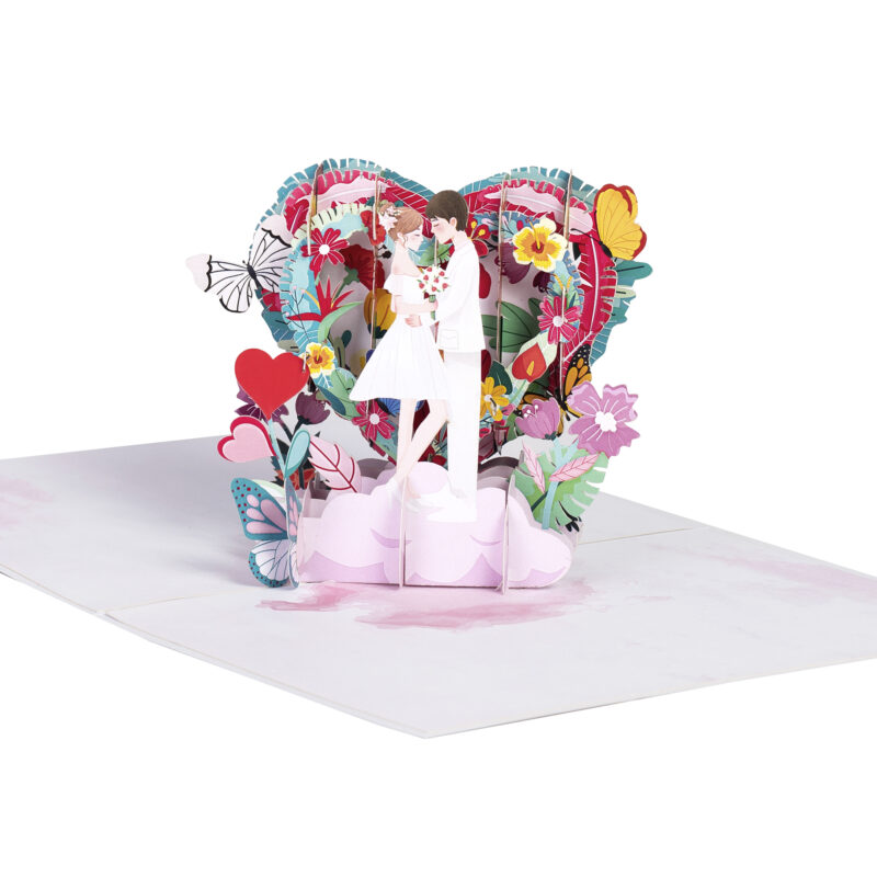 Getting Married Pop-Up Card - Kiricard