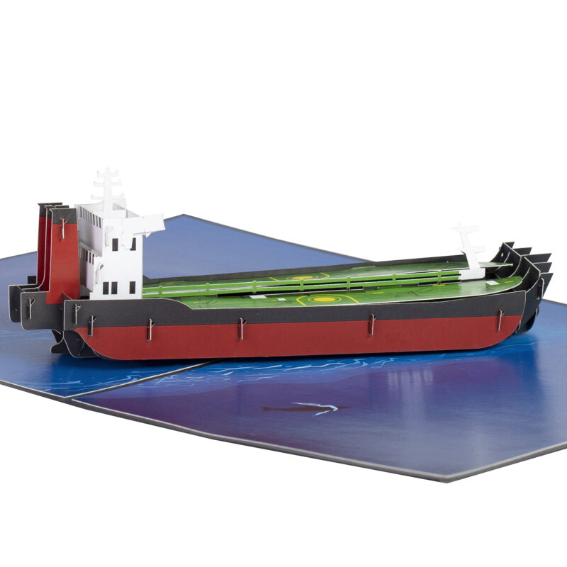 Tanker Pop-Up Card - Kiricard