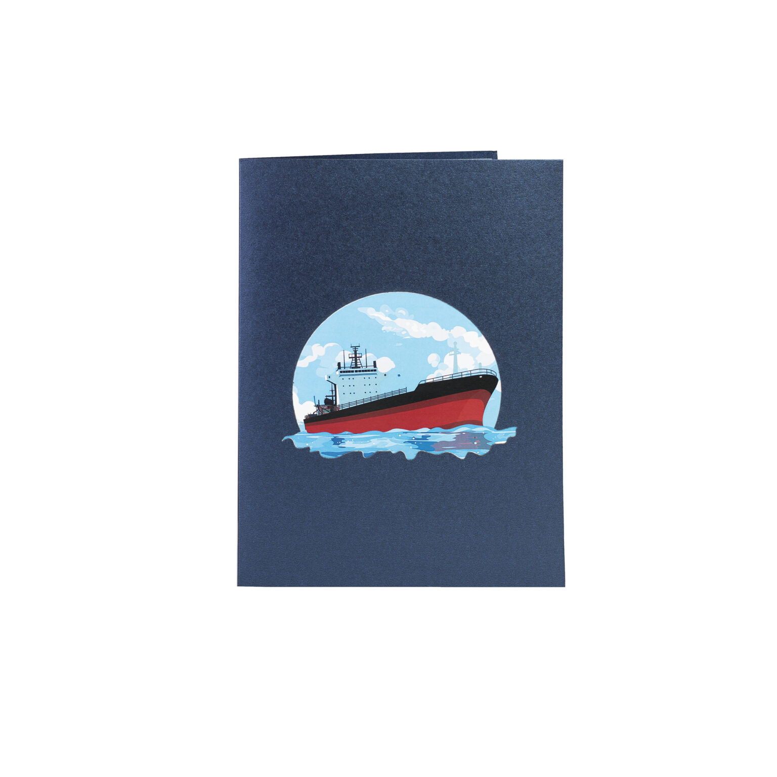 Tanker Pop-Up Card - Kiricard