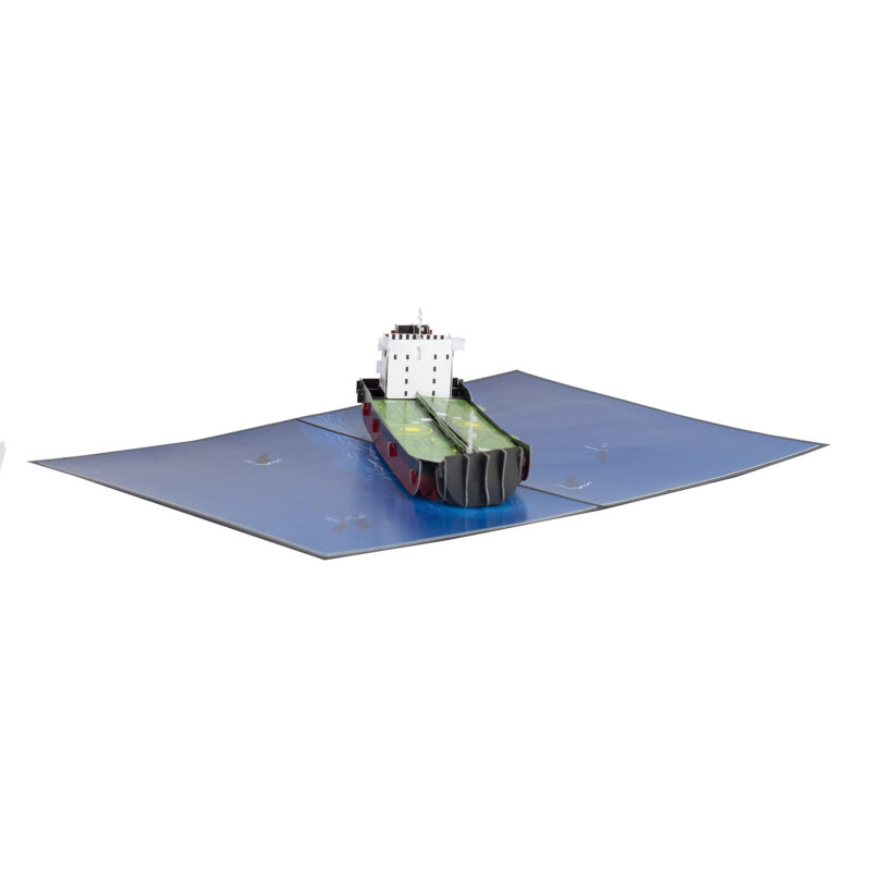 Tanker Pop-Up Card - Kiricard