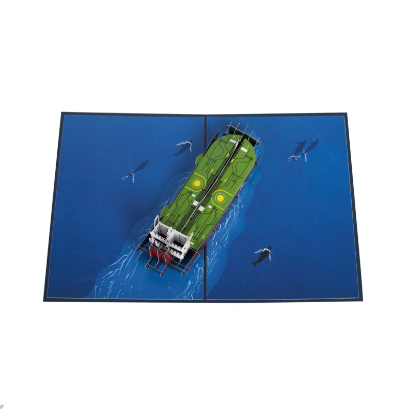 Tanker Pop-Up Card - Kiricard