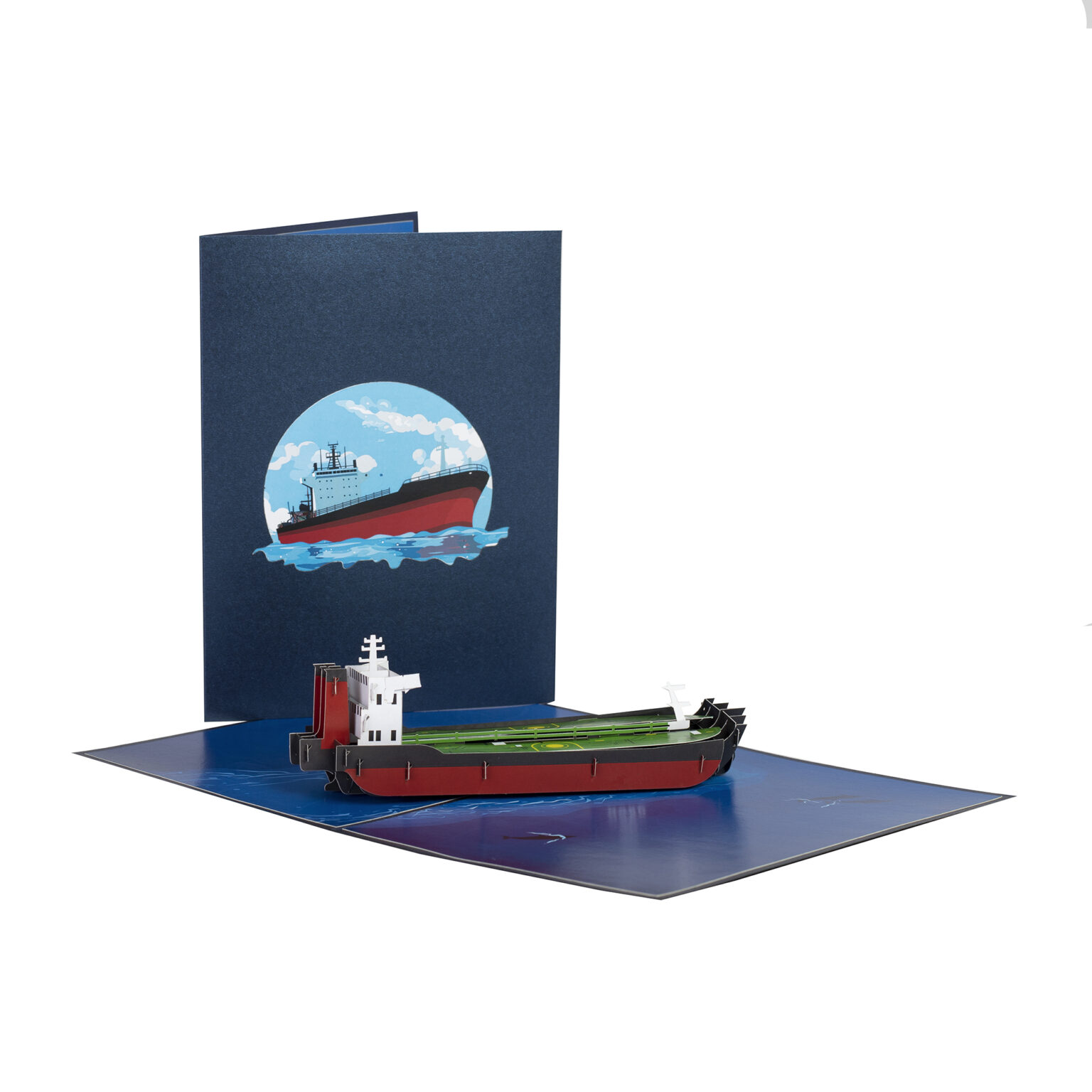 Tanker Pop-Up Card - Kiricard