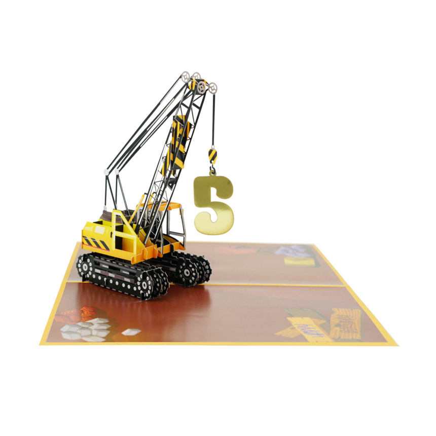Birthday Crane Pop-up Card - Kiricard